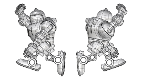 3D-printable Articulated Robot Toy | Food4Rhino