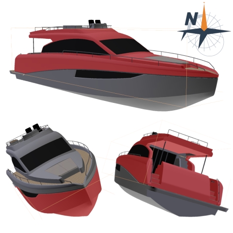 Yacht 3D Modeling with Rhino - Level 3 + Rendering with V-Ray | Food4Rhino