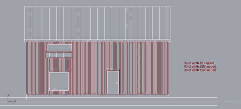 Mixed width wood panels for exterior cladding | Food4Rhino